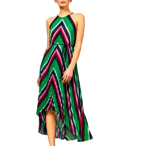 Ted Baker | Dresses | Ted Baker Stripe Highlo Maxi Dress M | Poshmark
